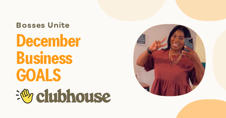 Join December Business GOALS