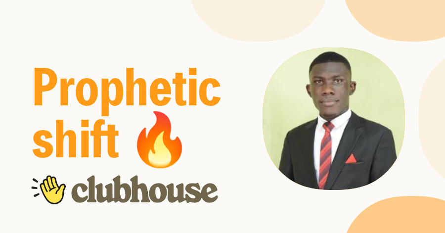 Prophetic shift 🔥