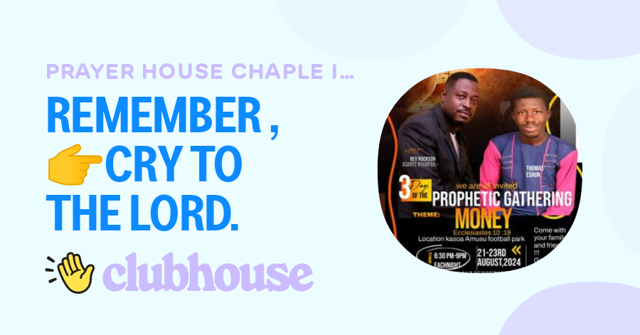 REMEMBER ,👉CRY TO THE LORD.