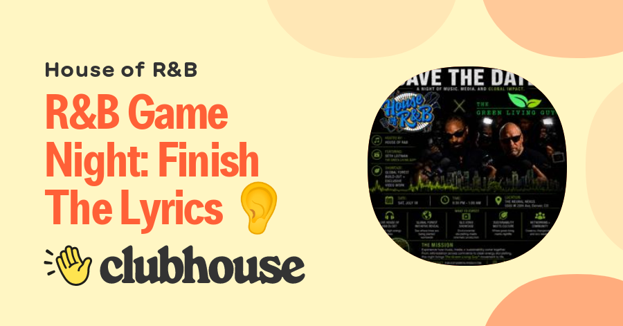R&B Game Night: Finish The Lyrics 👂