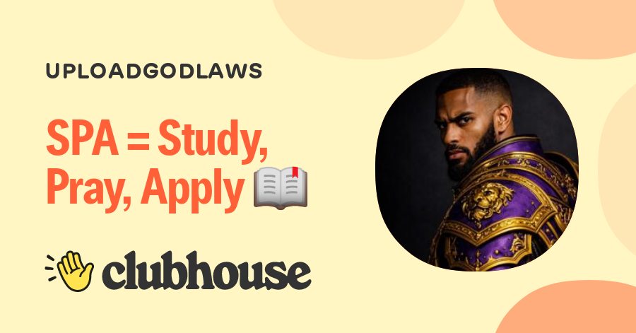 SPA = Study, Pray, Apply 📖