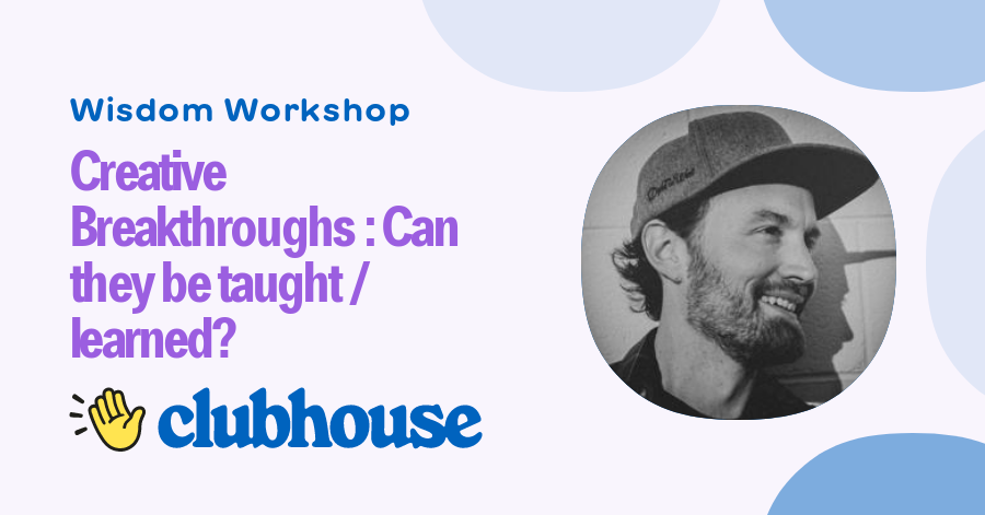 Creative Breakthroughs : Can they be taught / learned?