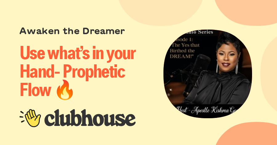 Use what’s in your Hand- Prophetic Flow 🔥