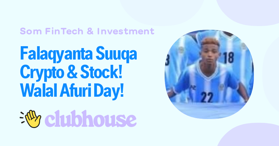 Falaqyanta Suuqa Crypto & Stock! Walal Afuri Day!
