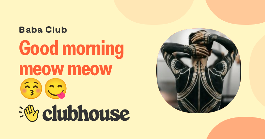 Good morning meow meow😚😋