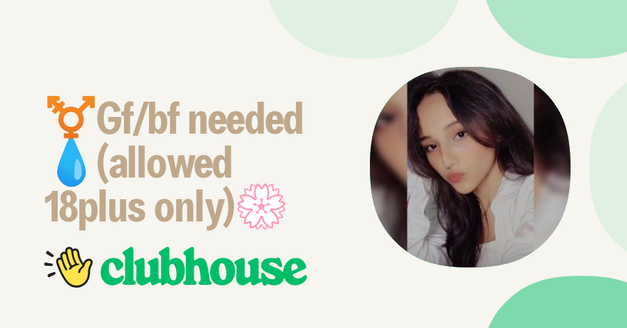 ⚧️Gf/bf needed 💧(allowed 18plus only)💮