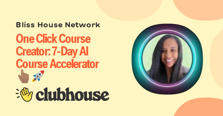 One Click Course Creator: 7-Day AI Course Accelerator 👆🏽🚀