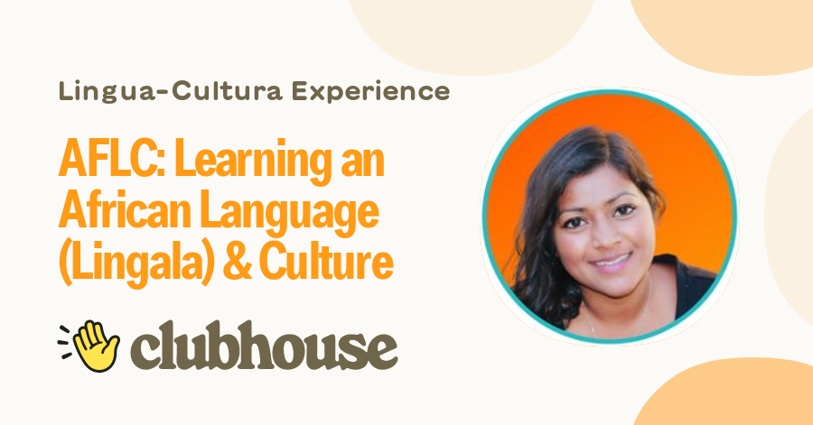 AFLC: Learning an African Language (Lingala) & Culture