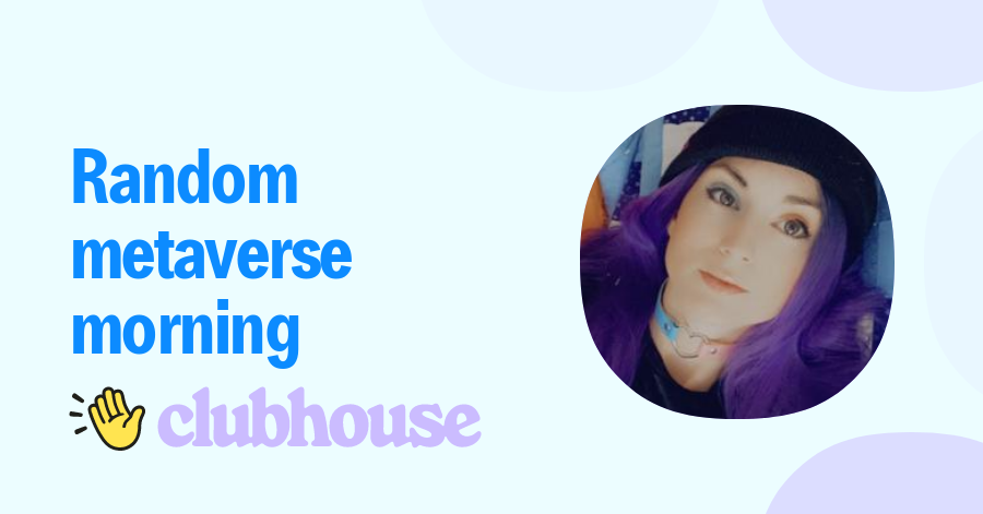 Random metaverse morning