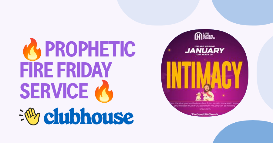 🔥PROPHETIC FIRE FRIDAY SERVICE 🔥