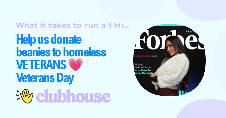 Help us donate beanies to homeless VETERANS 💗 Veterans Day