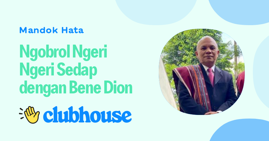 Join Ngobrol Ngeri Ngeri Sedap dengan Bene Dion
