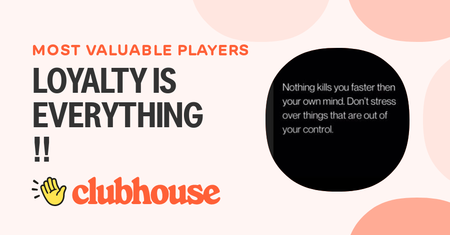 Join LOYALTY IS EVERYTHING ‼️