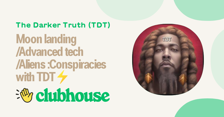 Join Moon landing /Advanced tech /Aliens :Conspiracies with TDT⚡️
