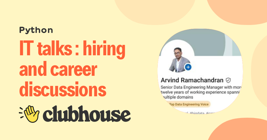 Join IT talks : hiring and career discussions