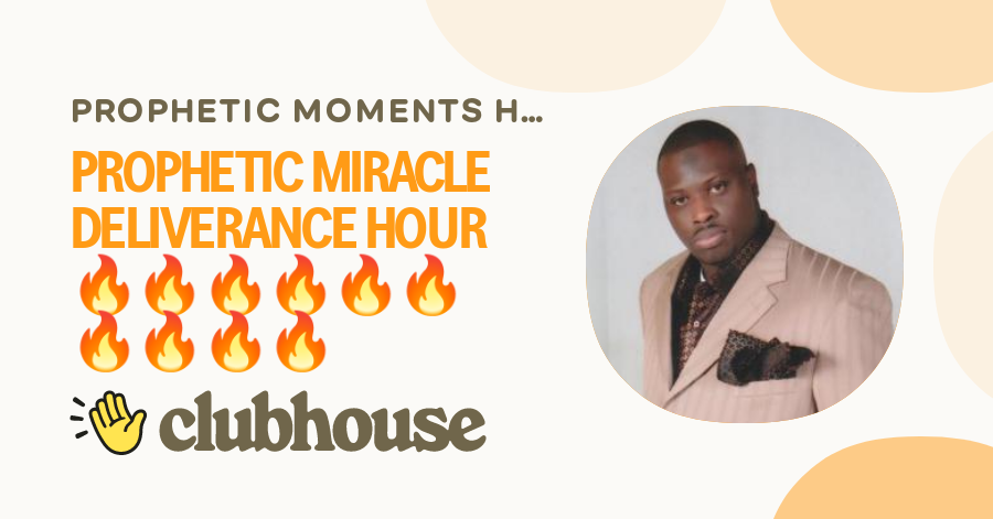 PROPHETIC MIRACLE DELIVERANCE HOUR 🔥🔥🔥🔥🔥🔥🔥🔥🔥🔥