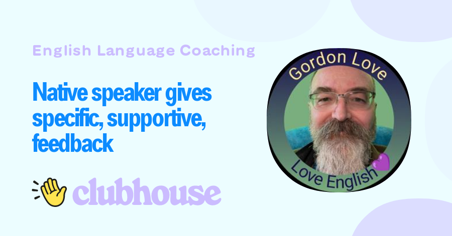 Native speaker gives specific, supportive, feedback