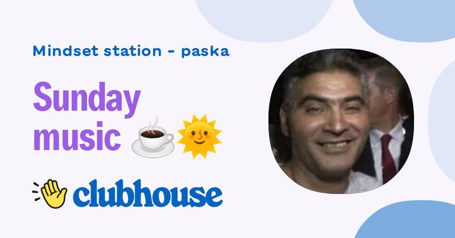 Join Sunday music ☕️🌞