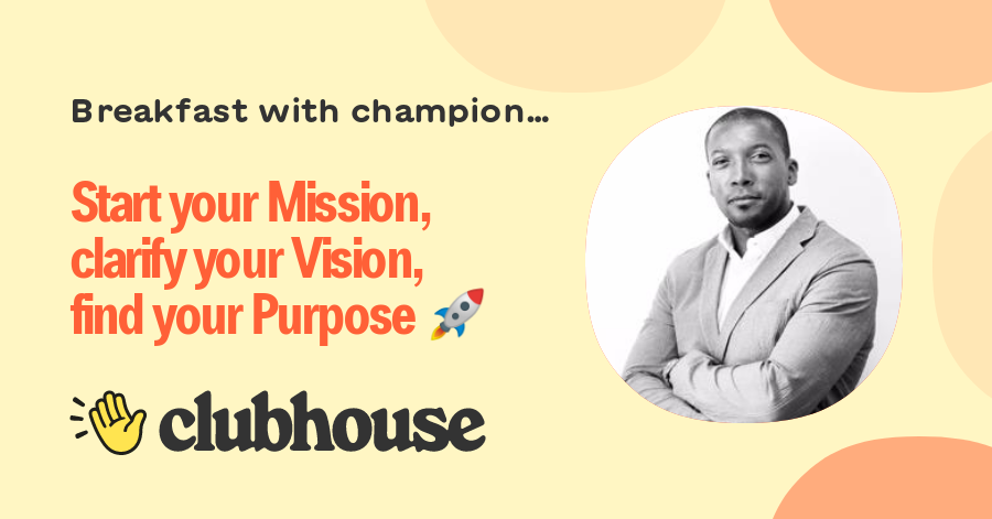 Start your Mission, clarify your Vision, find your Purpose 🚀