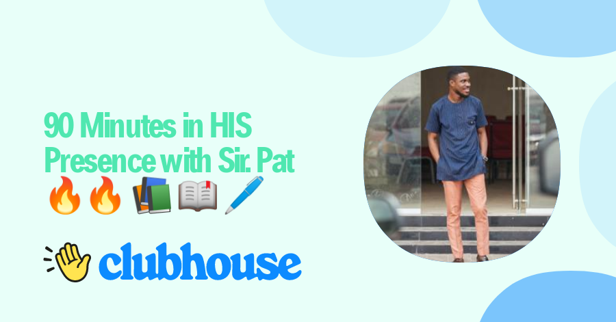 90 Minutes in HIS Presence with Sir. Pat 🔥🔥 📚 📖 🖊️