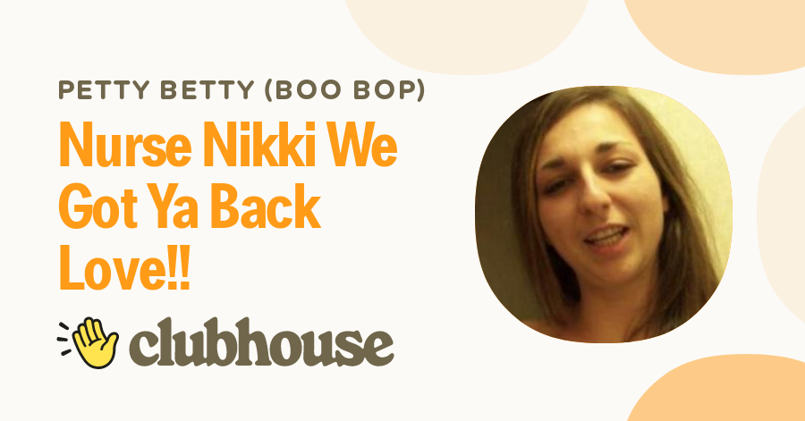 Join Nurse Nikki We Got Ya Back Love!!