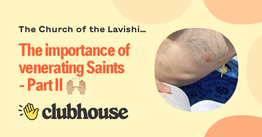 Join The importance of venerating Saints - Part II 🙌🏼