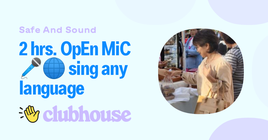 2 hrs. OpEn MiC 🎤🌐 sing any language