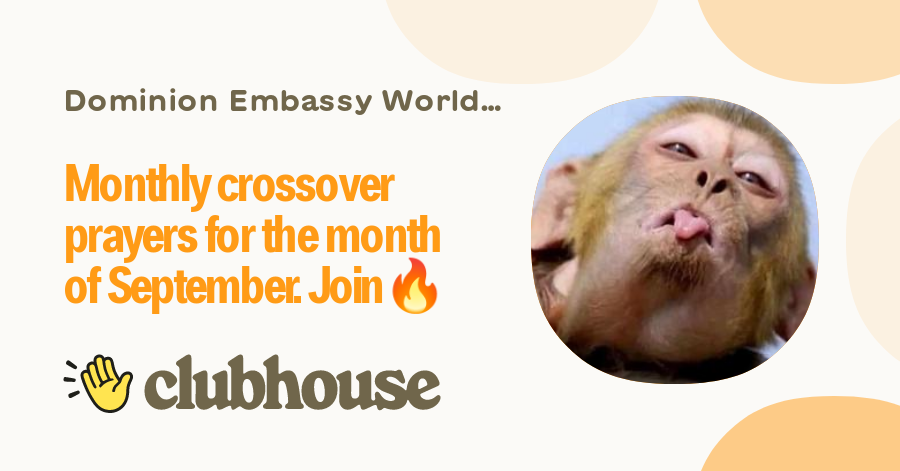 Monthly crossover prayers for the month of September. Join🔥