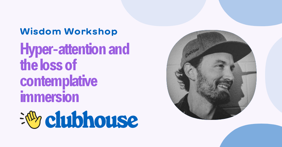 Hyper-attention and the loss of contemplative immersion