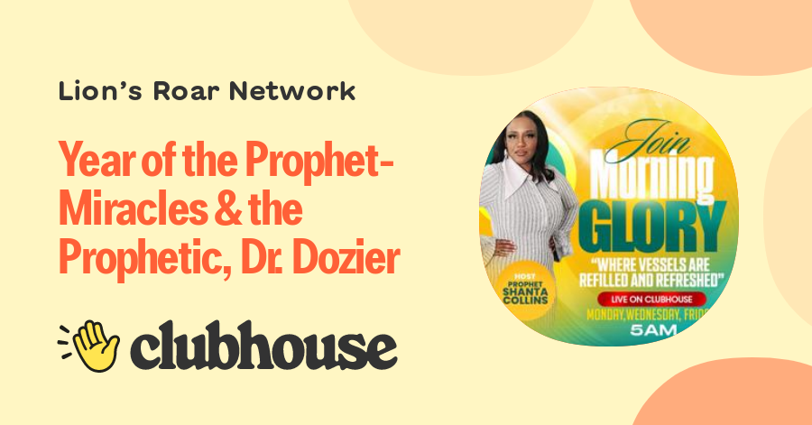 Year of the Prophet-Miracles & the Prophetic, Dr. Dozier