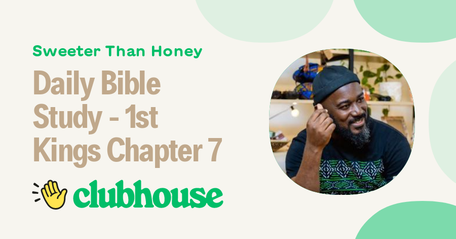 Daily Bible Study - 1st Kings Chapter 7