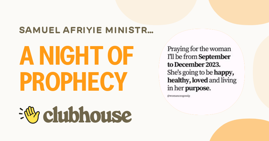 Join A NIGHT OF PROPHECY