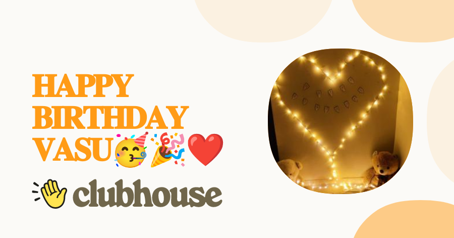 𝐇𝐀𝐏𝐏𝐘 𝐁𝐈𝐑𝐓𝐇𝐃𝐀𝐘 𝐕𝐀𝐒𝐔🥳🎉 ️