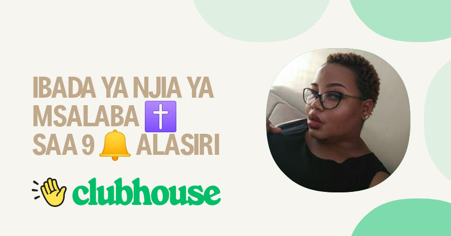 Join IBADA YA NJIA YA MSALABA ️ SAA 9 🔔 ALASIRI