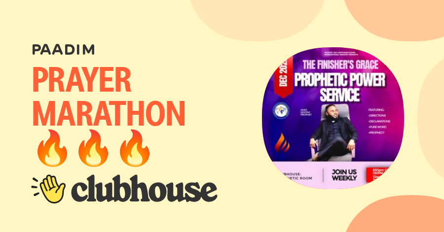 PRAYER MARATHON 🔥🔥🔥