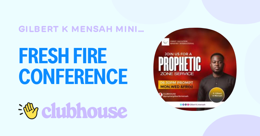 Join FRESH FIRE CONFERENCE