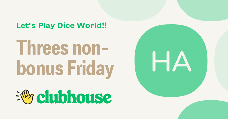 Threes non-bonus Friday