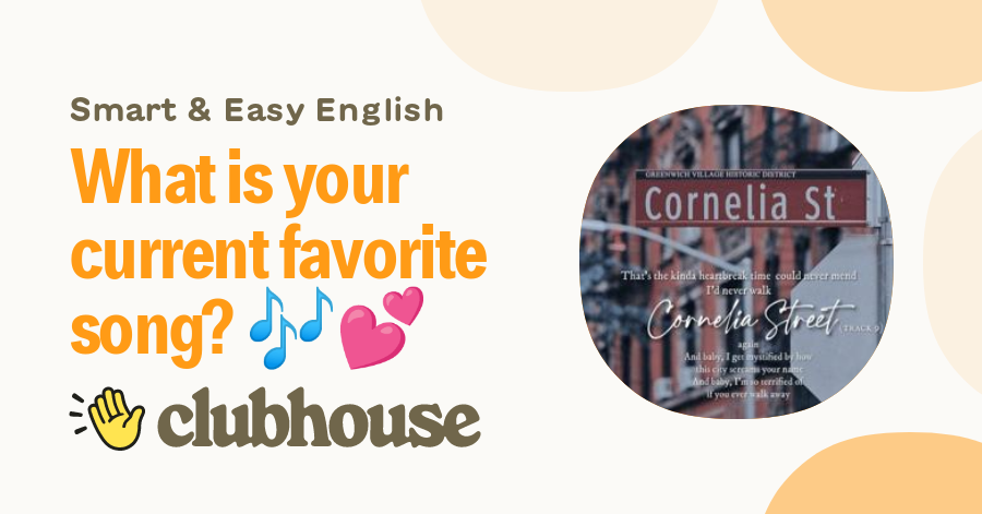 What is your current favorite song? 🎶💕