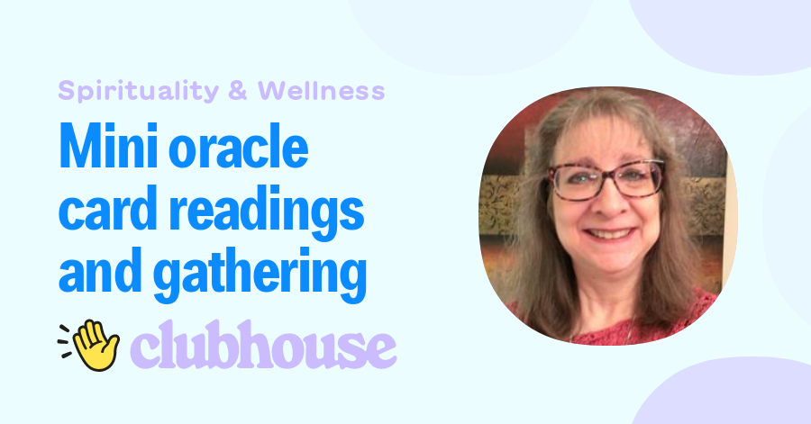 Mini oracle card readings and gathering