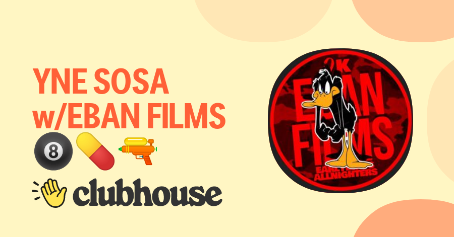 Join YNE SOSA w/EBAN FILMS 🎱💊🔫