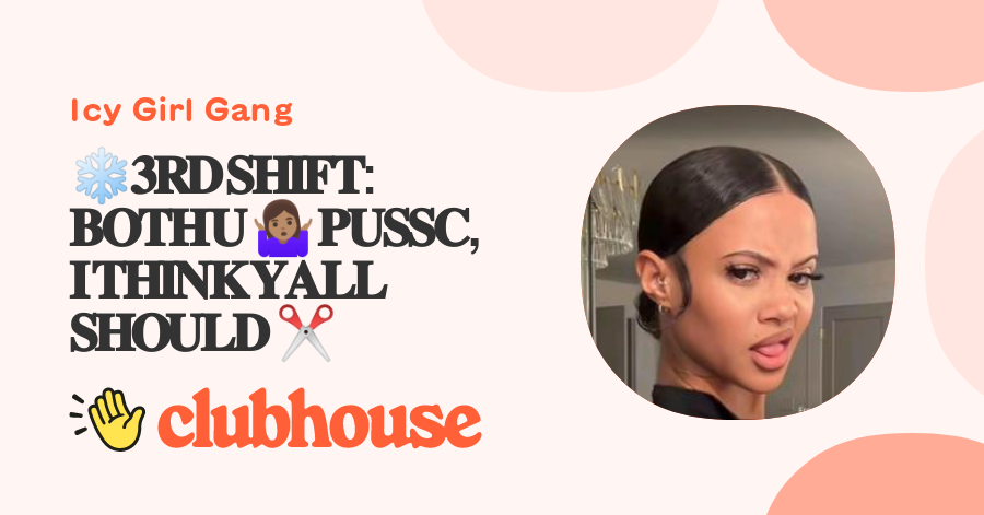 ️𝟑𝐑𝐃 𝐒𝐇𝐈𝐅𝐓: 𝐁𝐎𝐓𝐇 𝐔 🤷🏽‍♀️ 𝐏𝐔𝐒𝐒𝐂, 𝐈 𝐓𝐇𝐈𝐍𝐊 𝐘𝐀𝐋𝐋 𝐒𝐇𝐎𝐔𝐋𝐃 ️