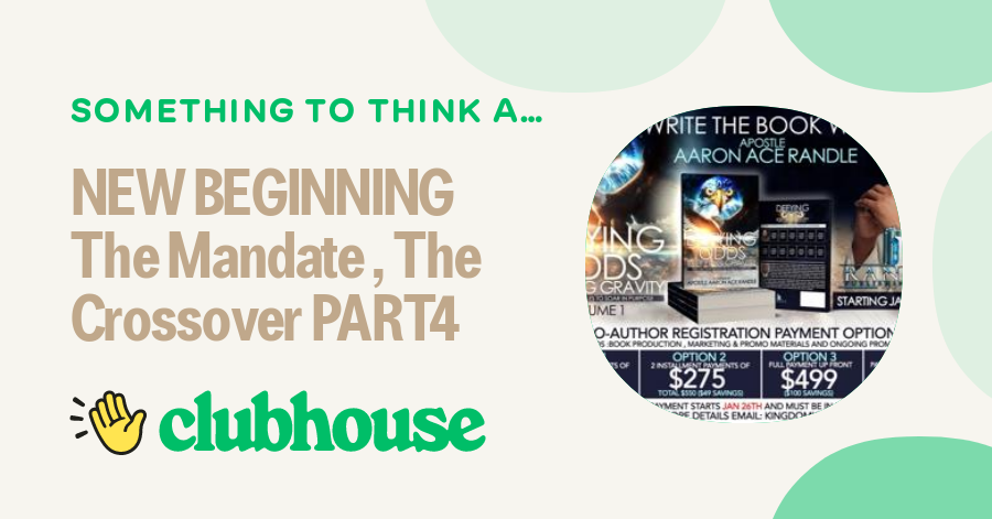 Join NEW BEGINNING The Mandate , The Crossover PART4