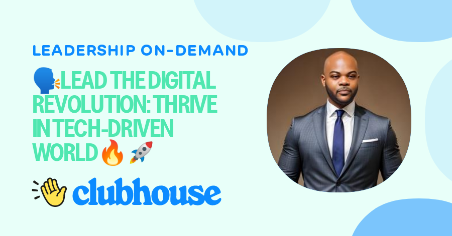 🗣LEAD THE DIGITAL REVOLUTION: THRIVE IN TECH-DRIVEN WORLD🔥🚀