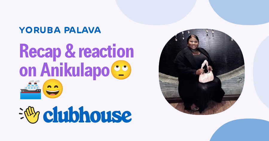 Recap & reaction on Anikulapo🙄🚢😄