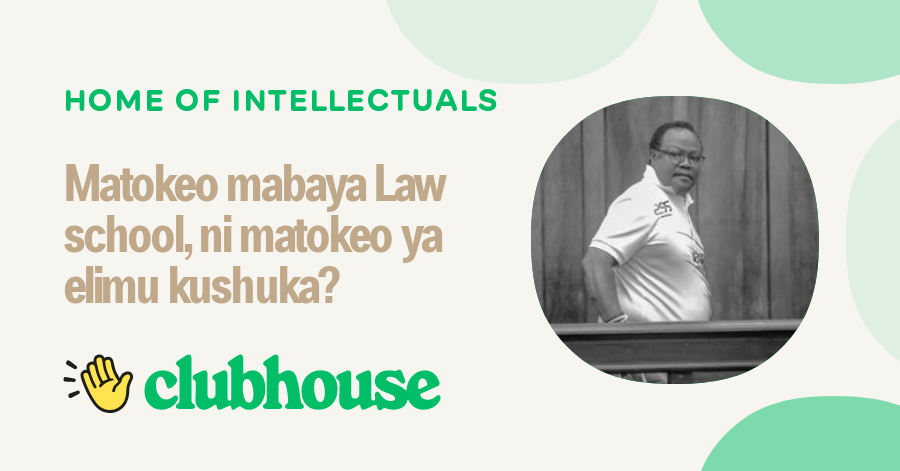 Matokeo mabaya Law school, ni matokeo ya elimu kushuka?