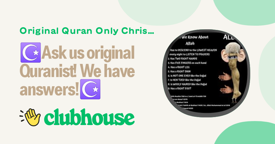 ☪️Ask us original Quranist! We have answers!☪️