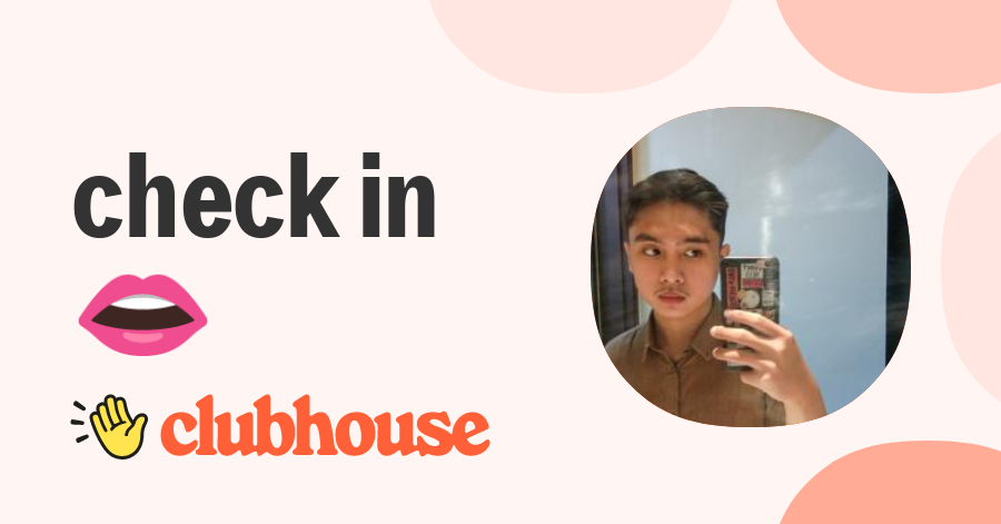 check in 👄