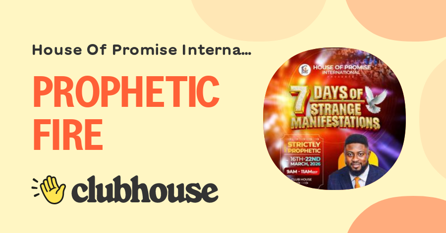 Join PROPHETIC FIRE