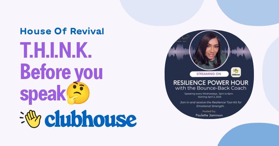 T.H.I.N.K. Before you speak🤔