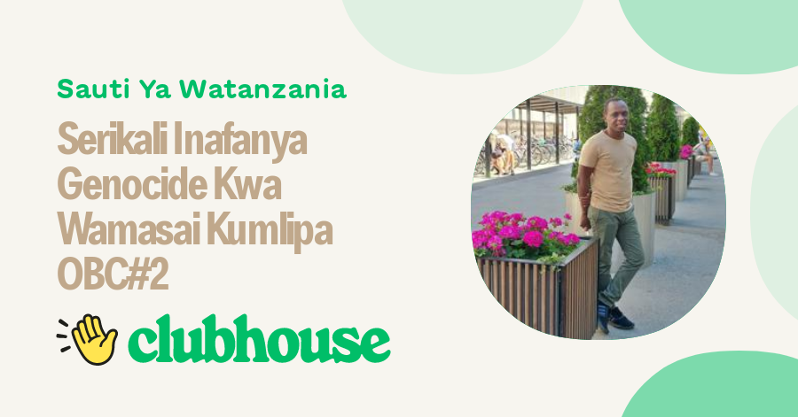 Serikali Inafanya Genocide Kwa Wamasai Kumlipa OBC#2